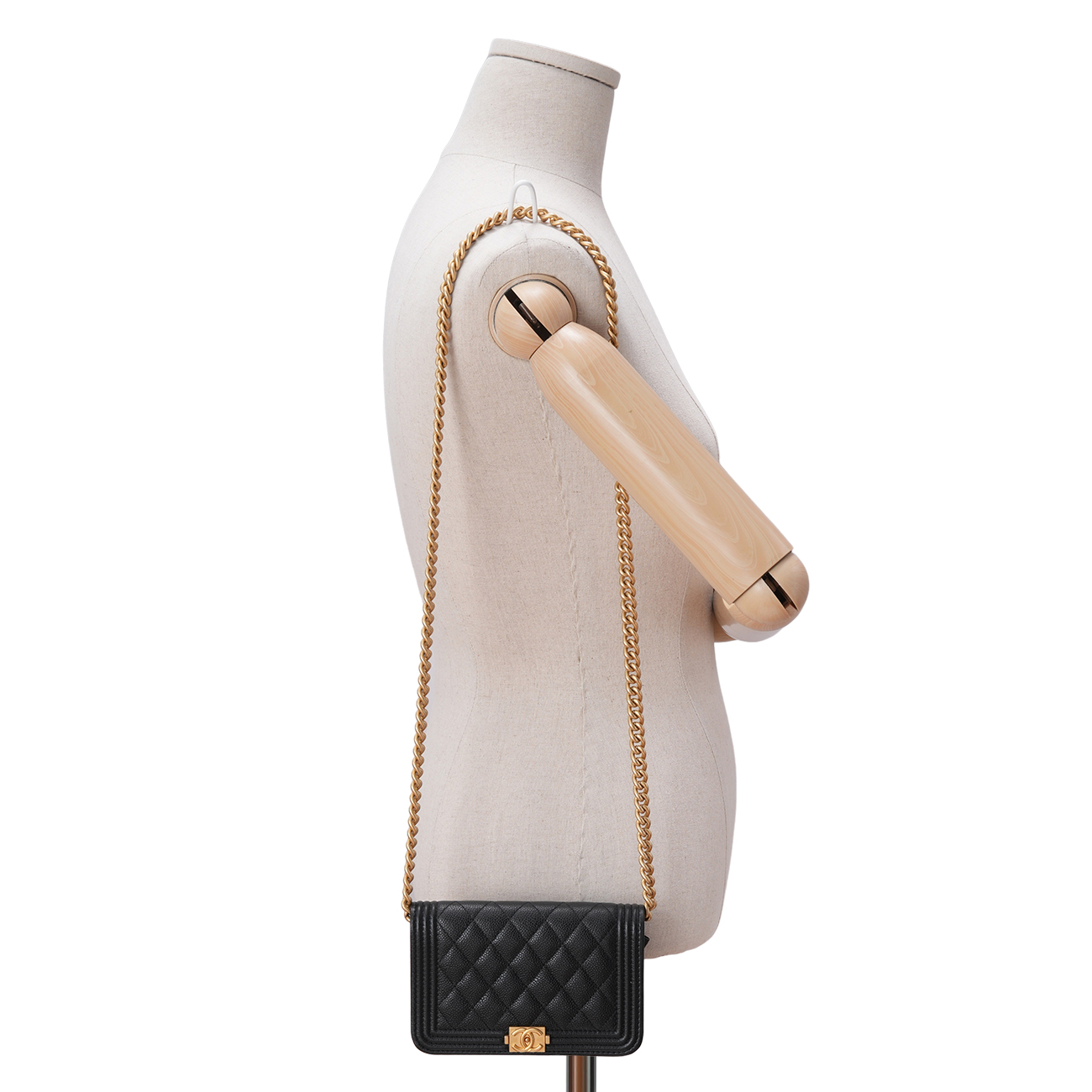 CHANEL(USED)샤넬 AP2205 캐비어 보이샤넬 WOC 블랙 금장 | 캉카스백화점