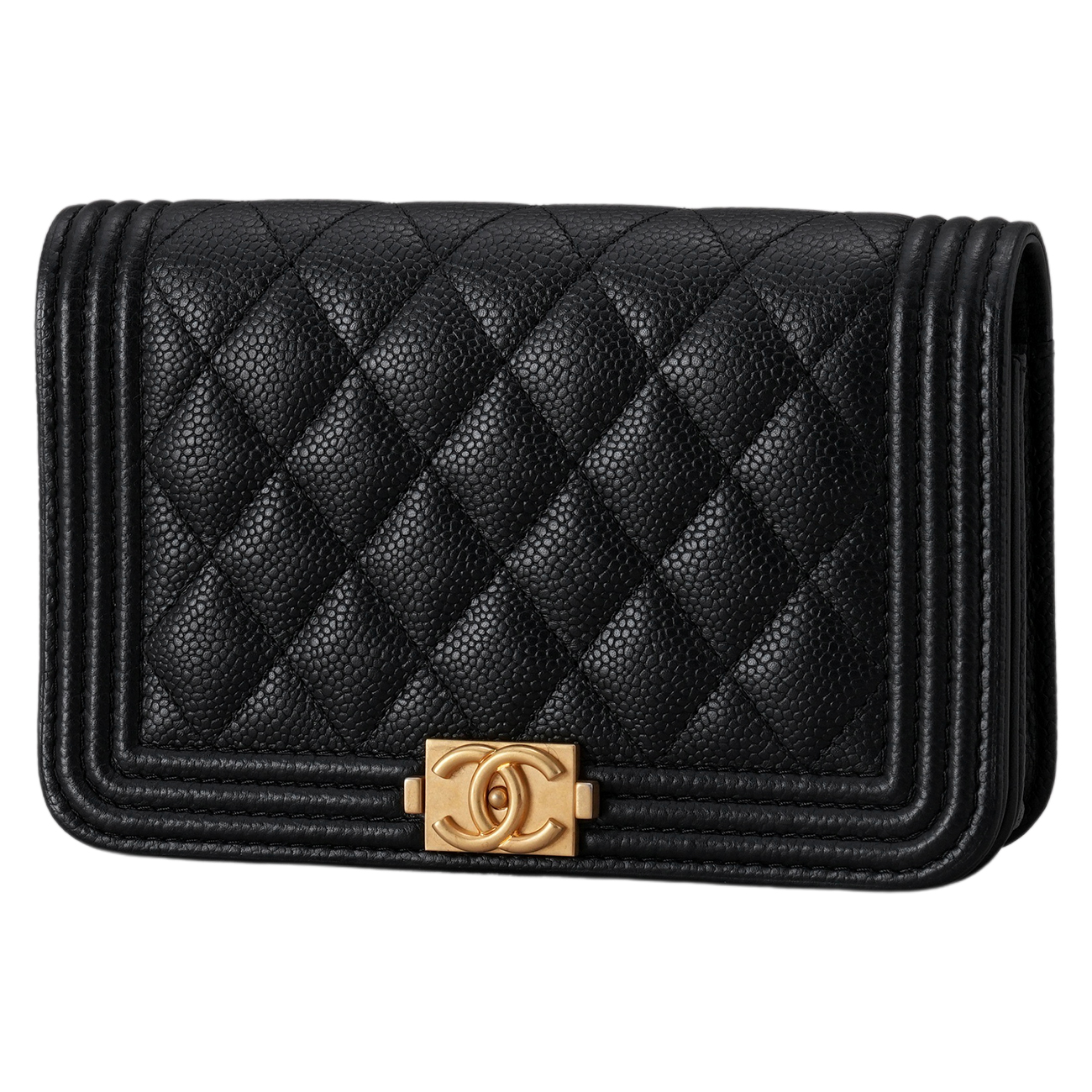 CHANEL(USED)샤넬 AP2205 캐비어 보이샤넬 WOC 블랙 금장 | 캉카스백화점