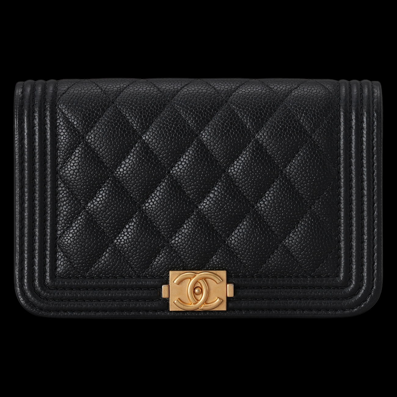 CHANEL(USED)샤넬 AP2205 캐비어 보이샤넬 WOC 블랙 금장 | 캉카스백화점